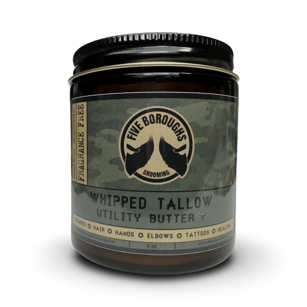 4oz Whipped Beef Tallow Utility Butter – Strong Island Beard Co.